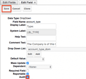 How to Audit Fields in SugarCRM/SuiteCRM & View Audit Log?