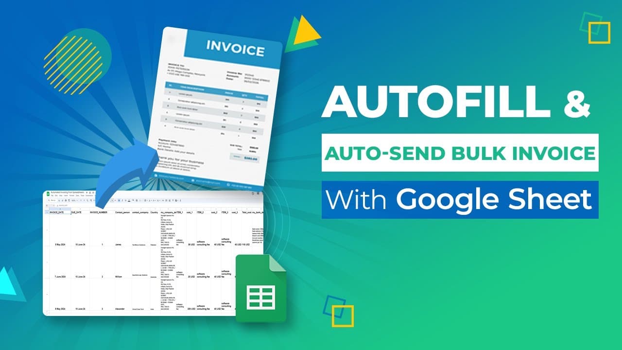 Automated Invoicing from Spreadsheets